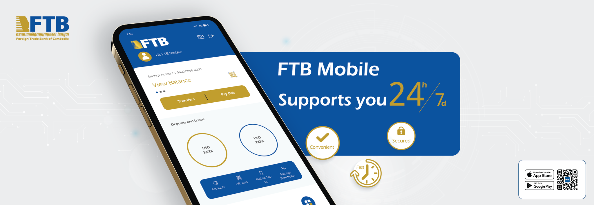 FTB Launches New Retail Mobile App “FTB Mobile” - When in Phnom Penh