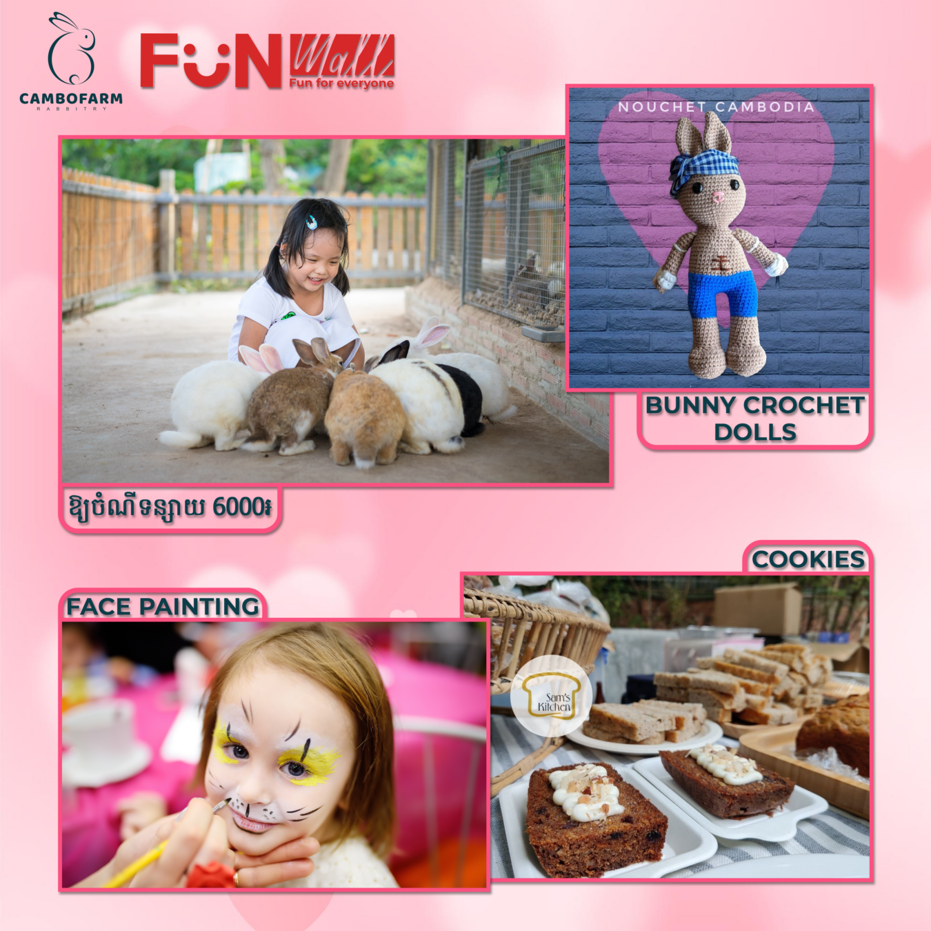 Experience Fun and Joy at Fun Mall TK with Cuddly Bunnies! - When in Phnom Penh
